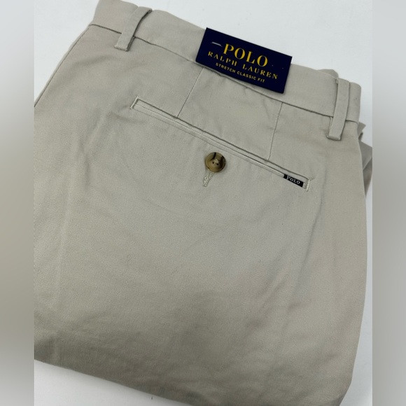 Polo Ralph Lauren | Pants | Polo Ralph Lauren Stretch Classic Fit Tan Chino Pants New With Tags ...